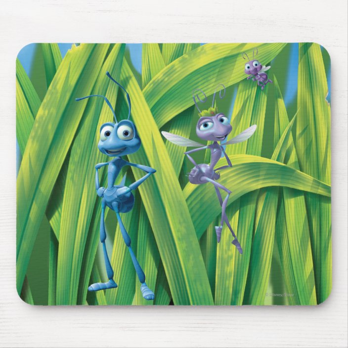 Flik, Dot and Princess Atta Mouse Pad | Zazzle.com