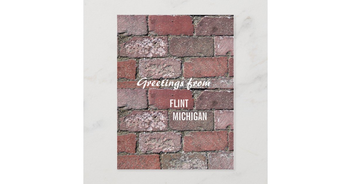 Flint Bricks Postcard | Zazzle