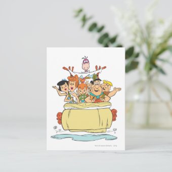 Flintstones Family Roadtrip Postcard | Zazzle