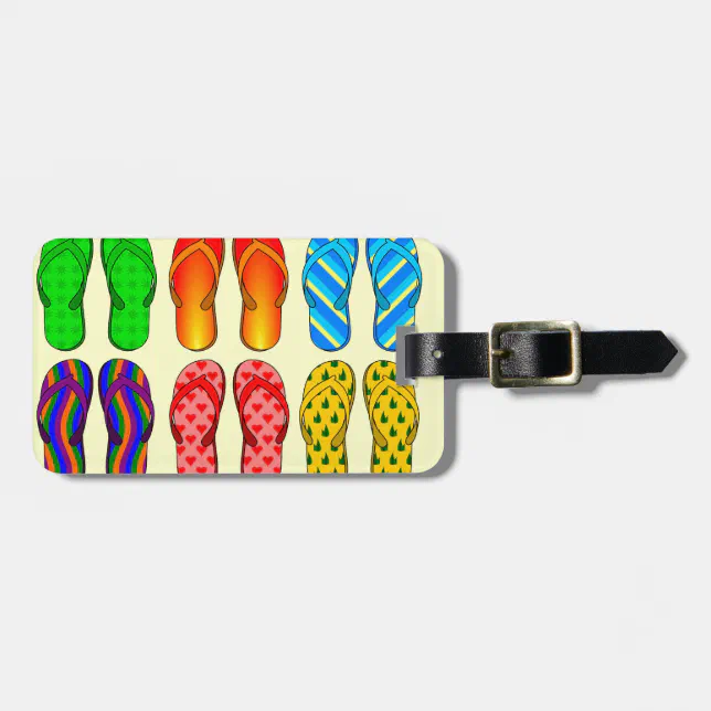 Flip-Flop Fun Luggage Tag | Zazzle