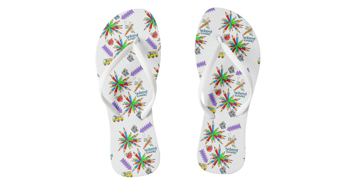 Flip Flops Back to School is Cool | Zazzle