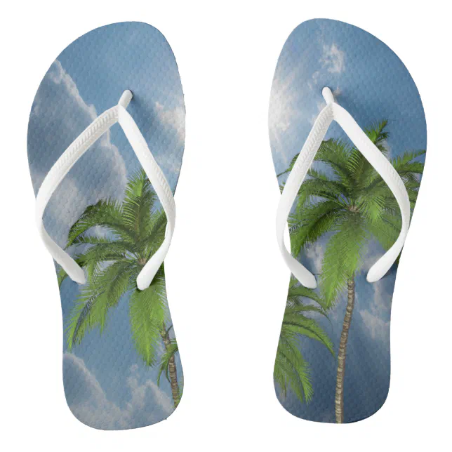Flip Flops Palm Tree | Zazzle