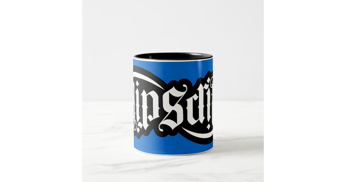 FlipScript Ambigram Mug | Zazzle