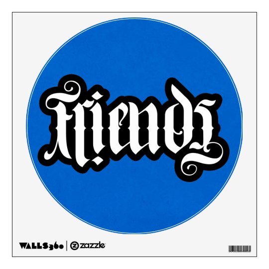 FlipScript Ambigram Wall Decal | Zazzle.com