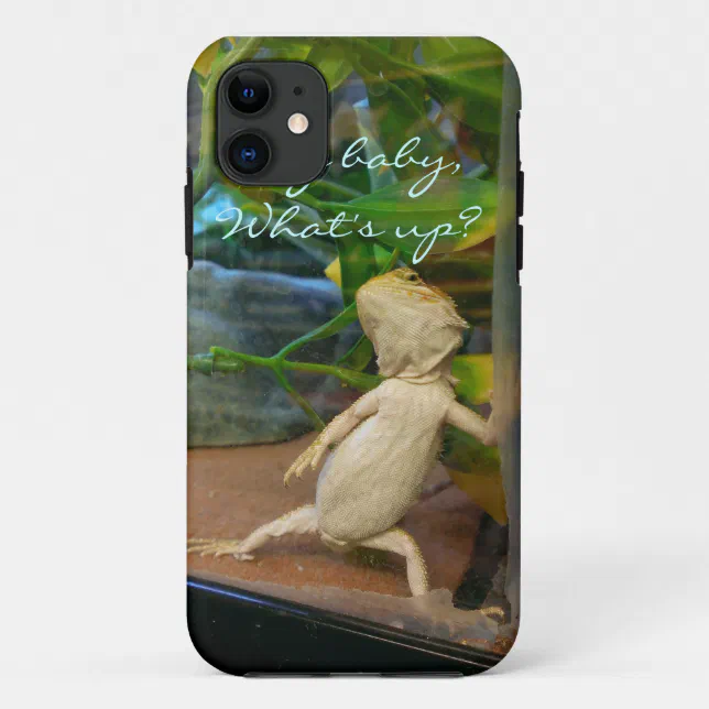 Flirty baby bearded dragon Case-Mate iPhone case | Zazzle