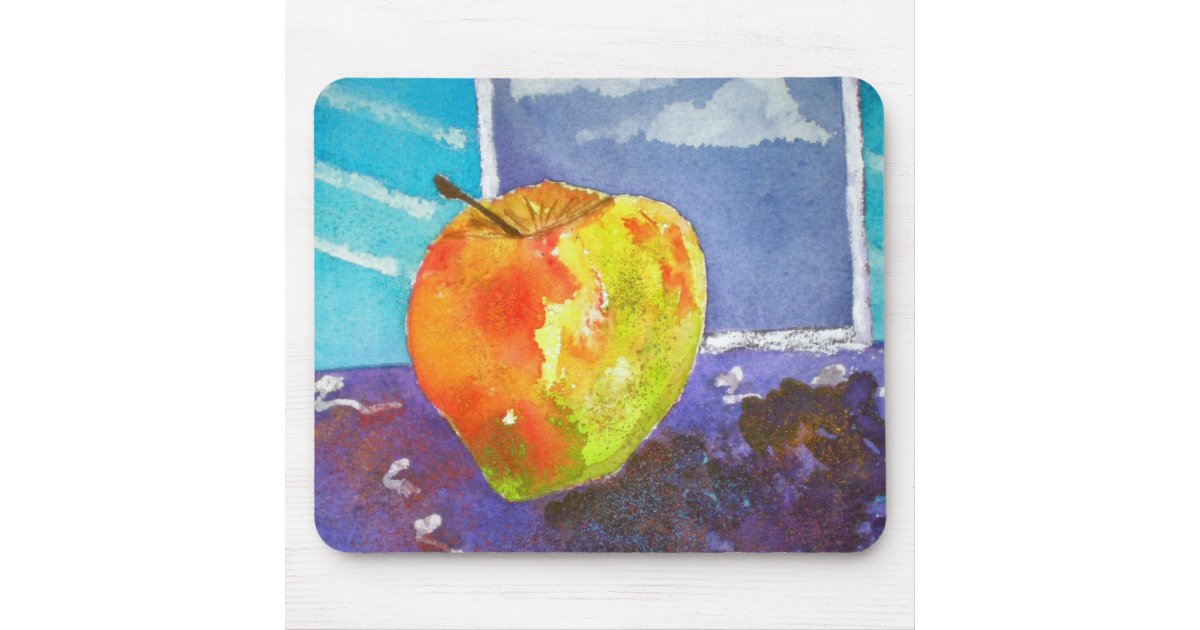 Floating Apple Mouse Pad | Zazzle