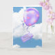 Floating Birthday Balloon Card | Zazzle