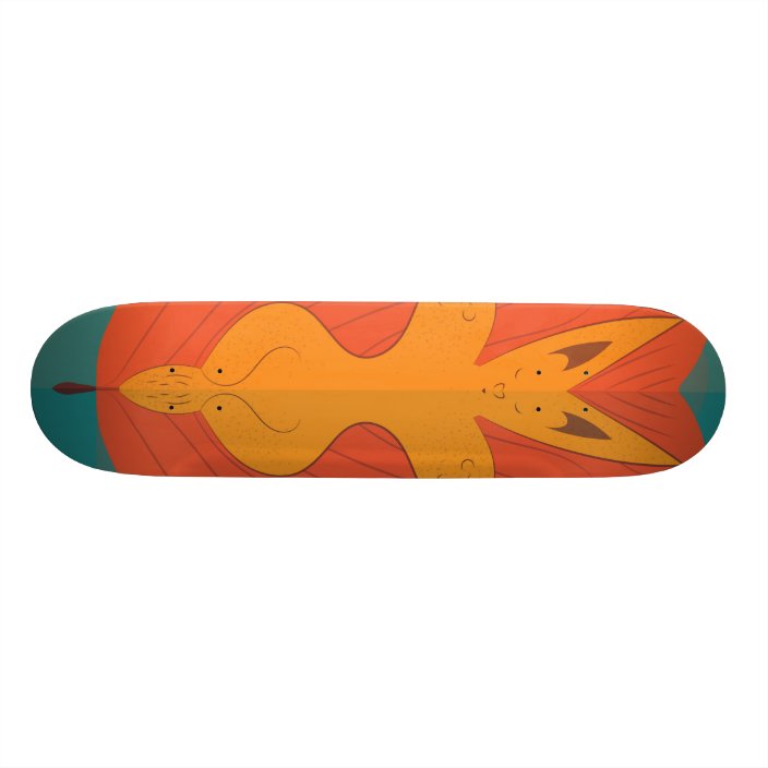 Floating Fox Skateboard | Zazzle.com