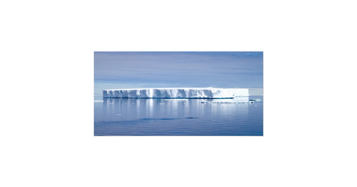 Floating iceberg card | Zazzle