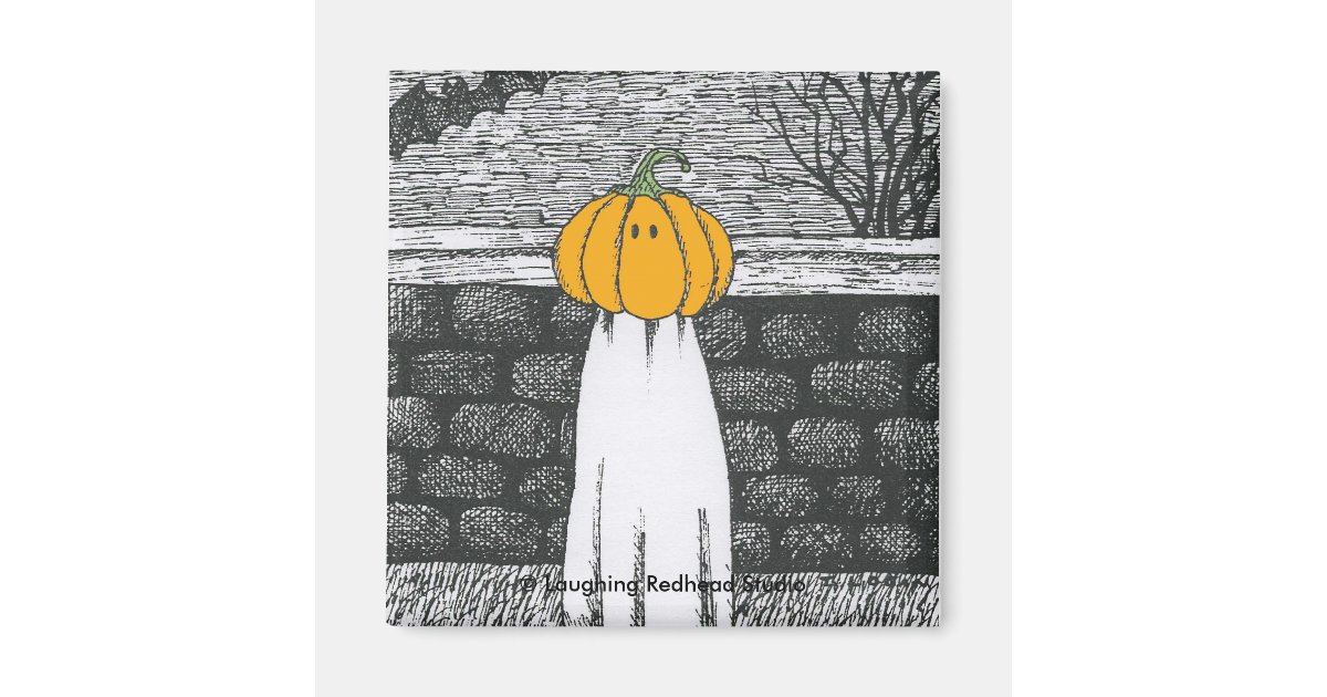 Floaty Ghost Magnet | Zazzle