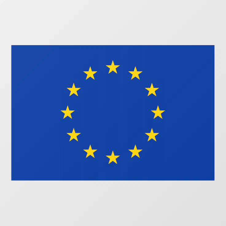 Floor Decal with flag of European Union | Zazzle