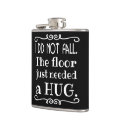 Floor Hug Funny Hip Flask | Zazzle