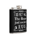 Floor Hug Funny Hip Flask | Zazzle