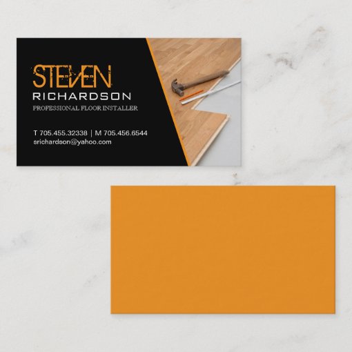 FLOORING BUSINESS CARD | Zazzle