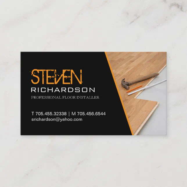FLOORING BUSINESS CARD | Zazzle