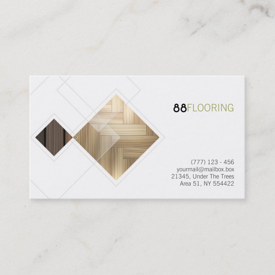 flooring business card | Zazzle