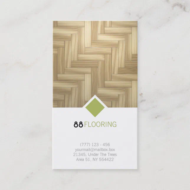 flooring business card | Zazzle