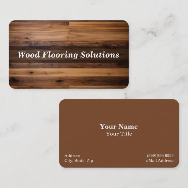 Flooring Business Card | Zazzle