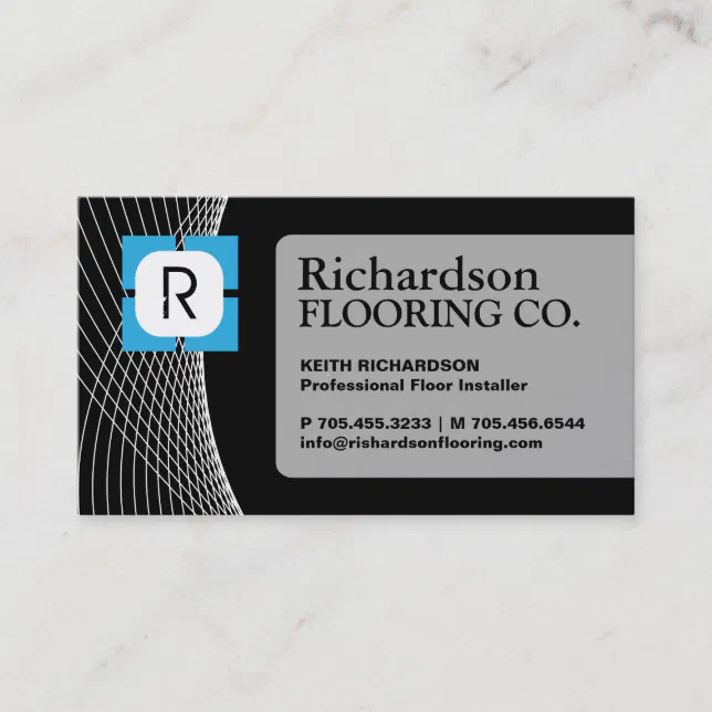 FLOORING COMPANY BUSINESS CARD | Zazzle