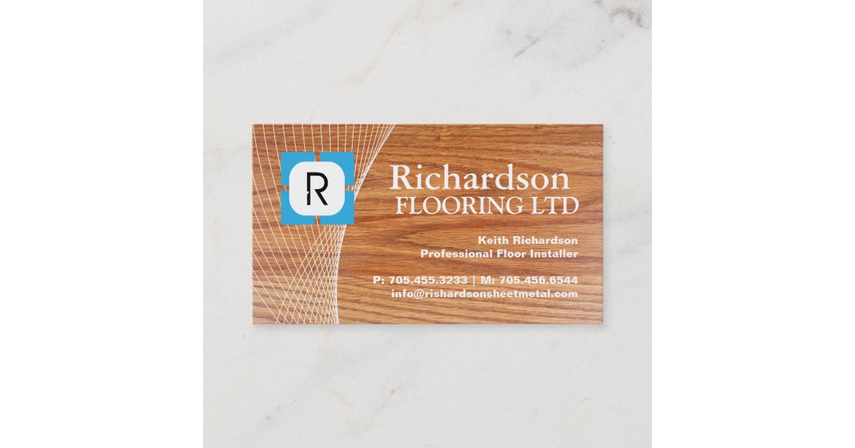 FLOORING COMPANY BUSINESS CARD | Zazzle