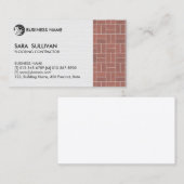 Flooring Contractor Construction Business Card | Zazzle