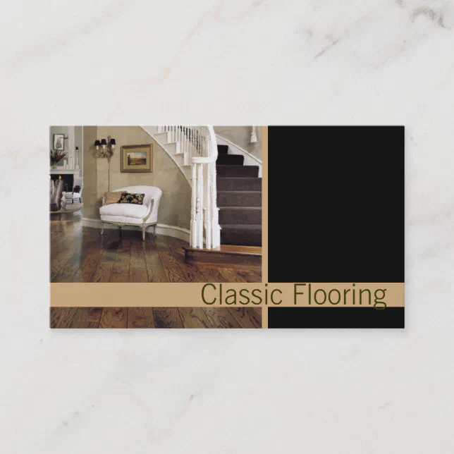 Flooring, Floors Construction Business Card | Zazzle