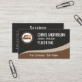 Flooring Installation QR Code Business Card | Zazzle