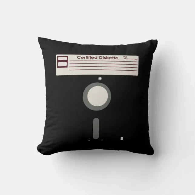 Floppy Disk Pillow | Zazzle