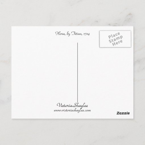 Flora, by Titian Postcard | Zazzle
