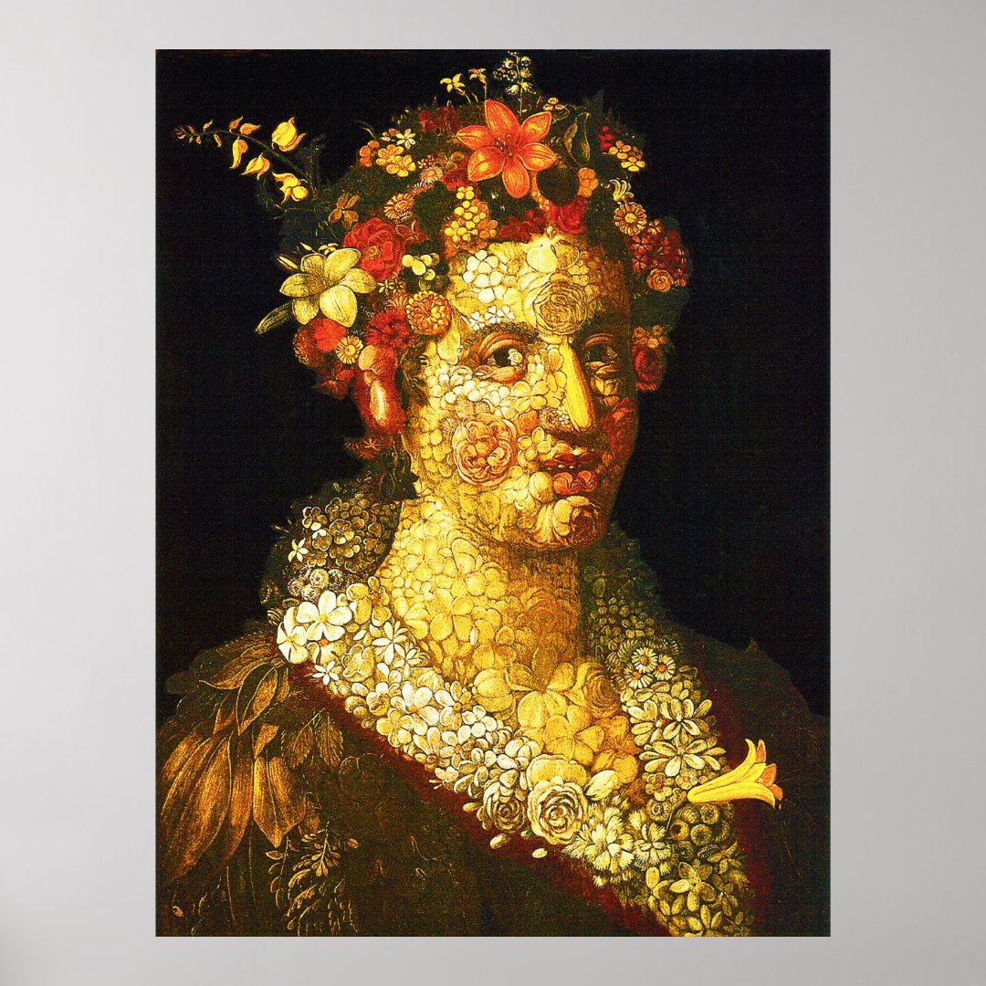 Flora - Giuseppe Arcimboldo Poster | Zazzle