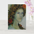 Flora Roman Goddess of Flowers Greeting Card | Zazzle