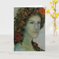 Flora Roman Goddess of Flowers Greeting Card | Zazzle