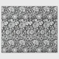 Floral B&W Wrapping Paper | Zazzle