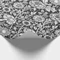 Floral B&W Wrapping Paper | Zazzle