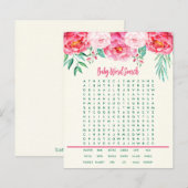 Floral Baby Word Search, Baby Shower Games, Games | Zazzle
