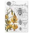 Floral Bee Collage Tissue Paper | Zazzle.com