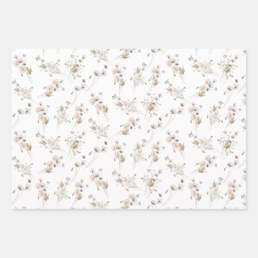 Floral Botanical Wrapping Paper Sheets | Zazzle