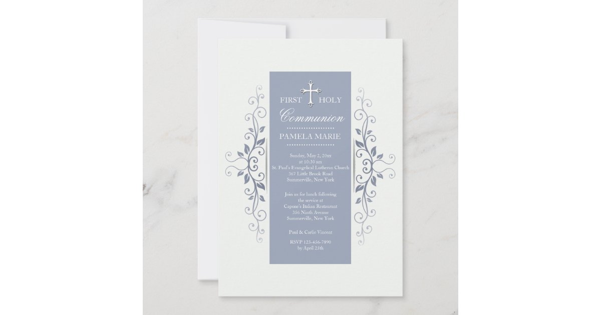 Floral Brackets Invitation | Zazzle