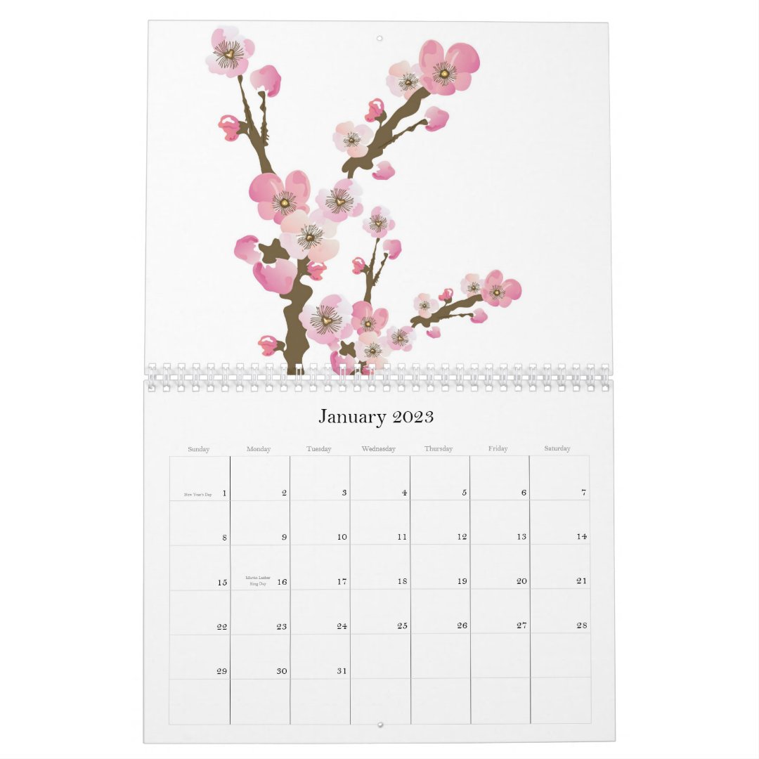 Floral Calendar | Zazzle