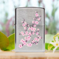 Floral Cherry Blossoms Pink Zippo Lighter | Zazzle