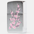 Floral Cherry Blossoms Pink Zippo Lighter | Zazzle