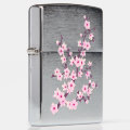 Floral Cherry Blossoms Pink Zippo Lighter | Zazzle