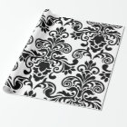 Elegant White Damask Wrapping Paper | Zazzle.com