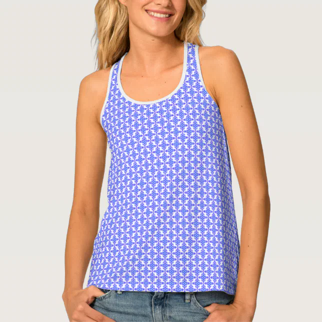 Floral Design Pattern Tank Top | Zazzle