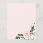 Floral Drive By Bridal Shower Budget Invitation | Zazzle