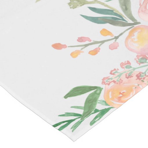Floral Easter Spring Bible verse Table Runner | Zazzle