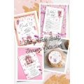 Floral Fairy Magic Tale Diaper Raffle Ticket Enclosure Card | Zazzle