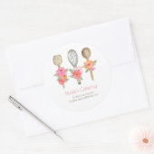 Floral food business catering product sticker | Zazzle