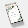 Floral Framed Wedding Matchbox Matchboxes | Zazzle