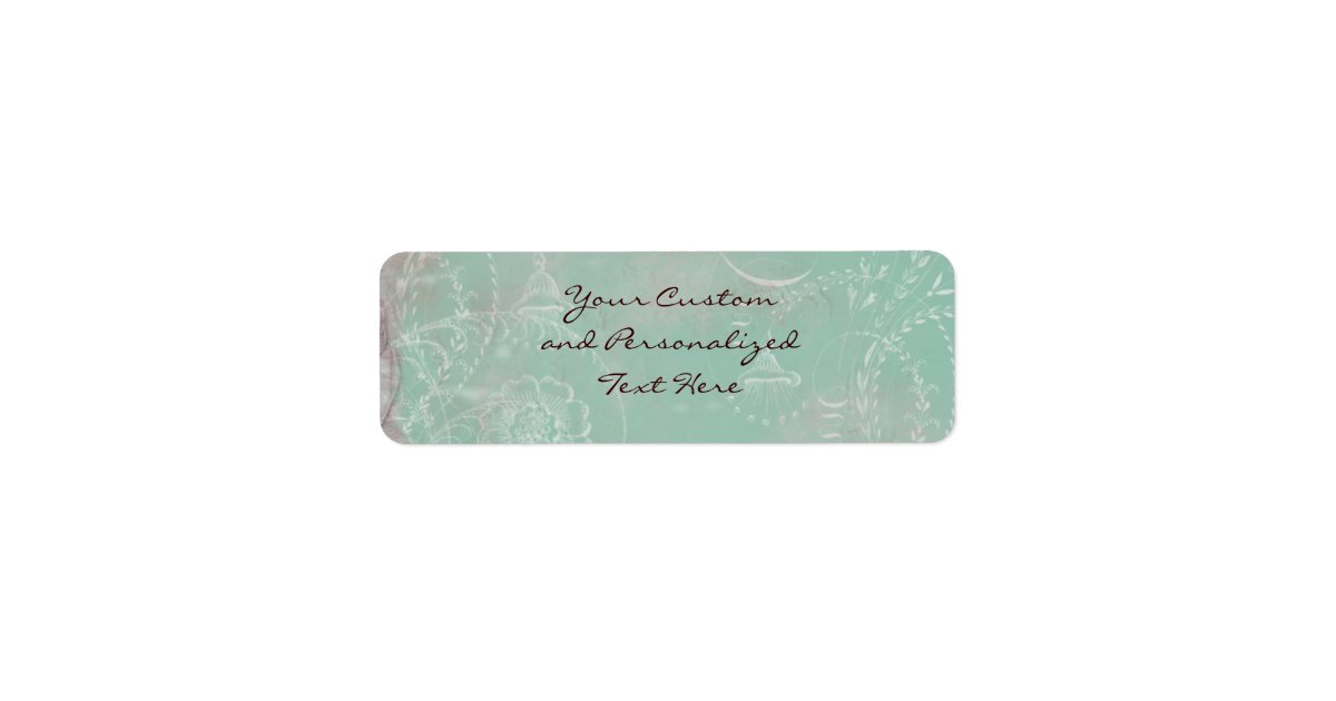 Floral French Toile & Vintage Charm Address Labels | Zazzle